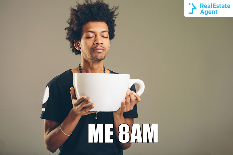 Meme Me At 8am - Real Estate Social
